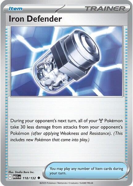Iron Defender - ME01: Mega Evolution (MEG) – Junglecardsgt